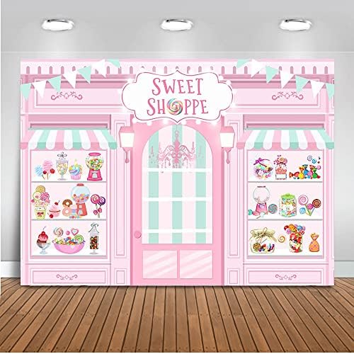 Amazon.com : AOFOTO 5x5ft Cake Shop Background Kids Birthday Party Cake ...