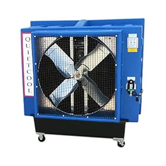 Quietaire Cooling QC36B1X Belt Drive Portable Evaporative Cooler, 36 ...