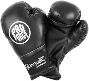 Amazon.com : Proforce Gladiator Youth Kids Boxing Gloves - 8 oz. (Black ...