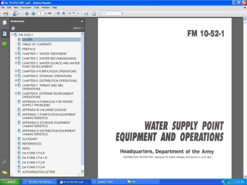 Water Supply Point Equipment And Operations (U.S. Army Field Manual, FM ...