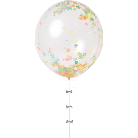 Amazon.com: Meri Meri Iridescent Confetti Balloon Kit : Toys & Games