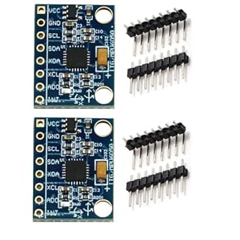 DIGISHUO 2Pcs GY-521 MPU-6050 MPU6050 3 Axis Accelerometer Gyroscope ...