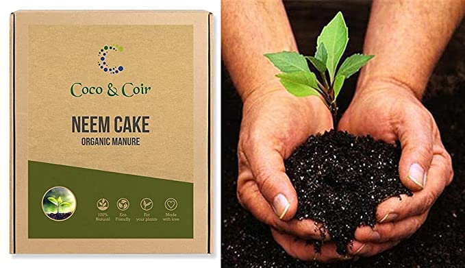 Coco & Coir Organic Fertilizer Neem Cake Powder for Plants | Neem Khali ...