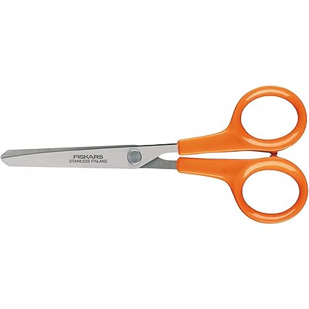 Fiskars Detail Scissors, Orange, 4 Inch : Amazon.co.uk: Stationery ...