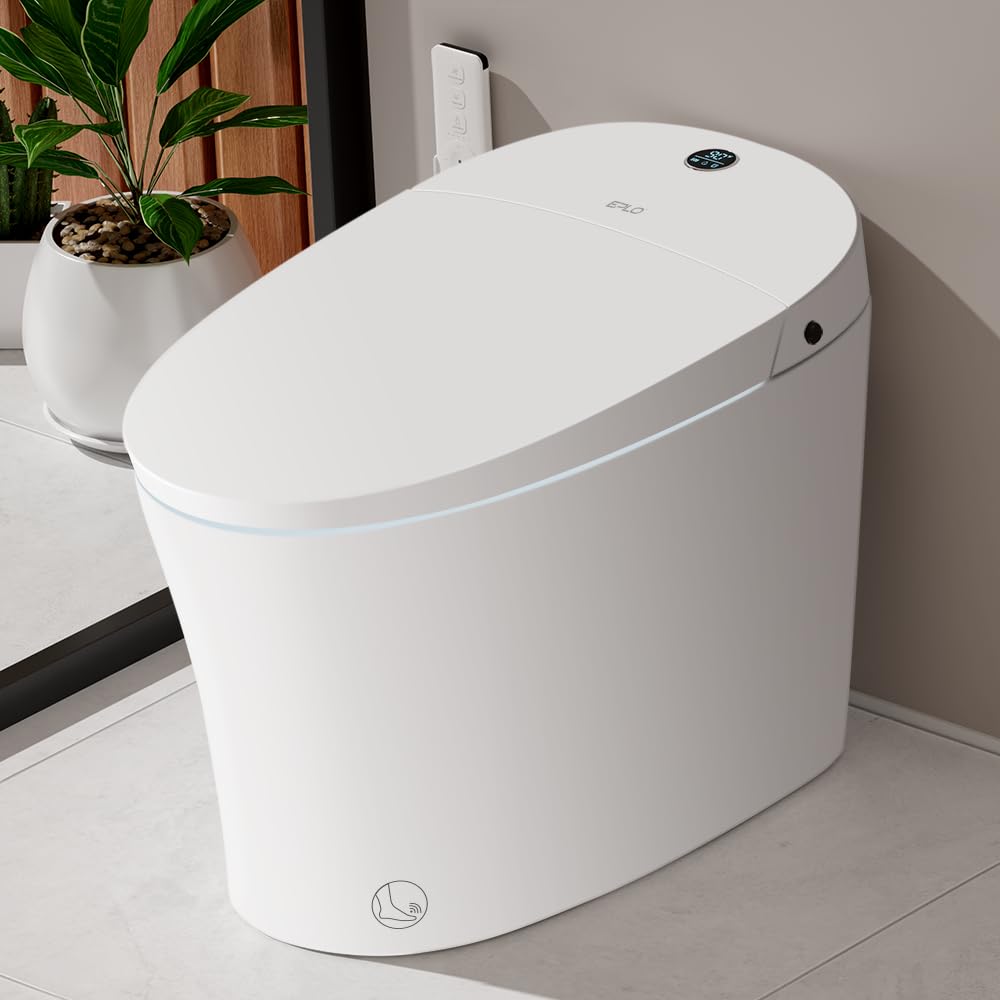 Eplo Smart Bidet Toilet With Auto Open Close Foam Shield | Desertcart ...