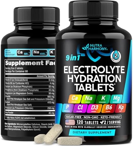 Amazon.com: Electrolytes - Electrolyte Tablets with Magnesium, Sodium ...