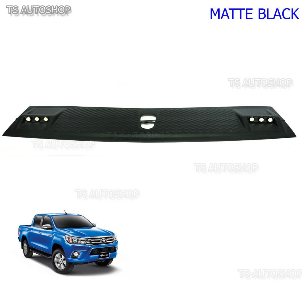 Buy Matte Black LED Cap Front Roof Spoiler For Toyota Hilux Revo M70 ...