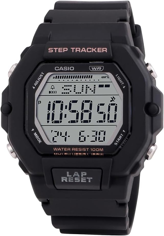 Casio F105W-1A Casio Illuminator Watch, Black, Chronograph,Digital ...
