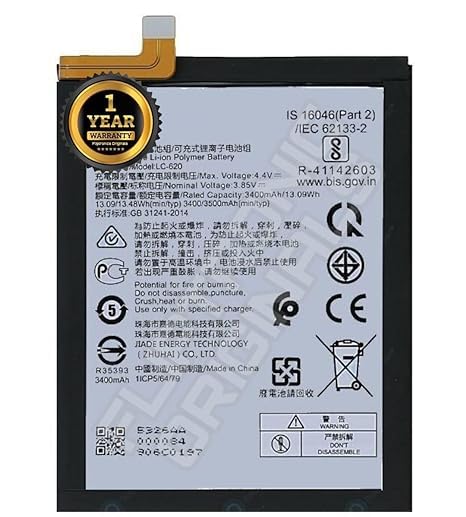 FLIPTRONICS ORIGINALS® LC-620 Battery for Nokia 6.2/7.2 TA-1198 TA-1200 ...