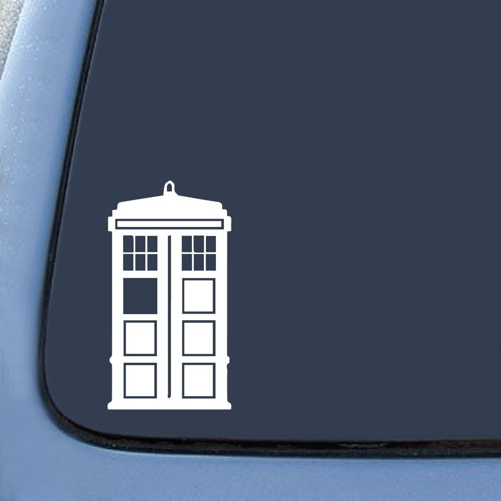 Amazon.com: DW Police Box Sticker Decal Notebook Car Laptop 2" x 5 ...