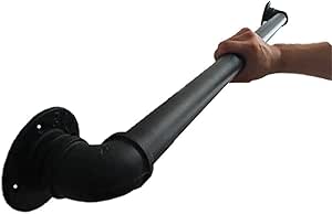 Stair Railing Handrail -Complete Kit, Stair Industrial Black Pipe ...