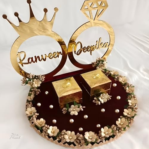 Buy Crafty Gaurii Silver Unique Palette Beautiful Engagement Wedding ...