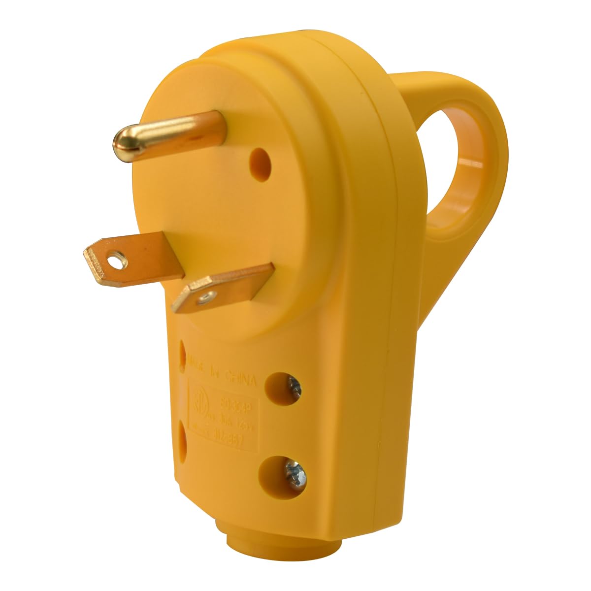 Snapklik.com : Micmi NEMA TT-30P RV Replacement Male Plug 125V 30 Amp