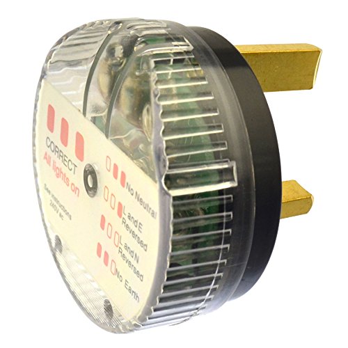 Socket Tester 50mm Diameter 240v Plug Mains Test Checker Electric ...