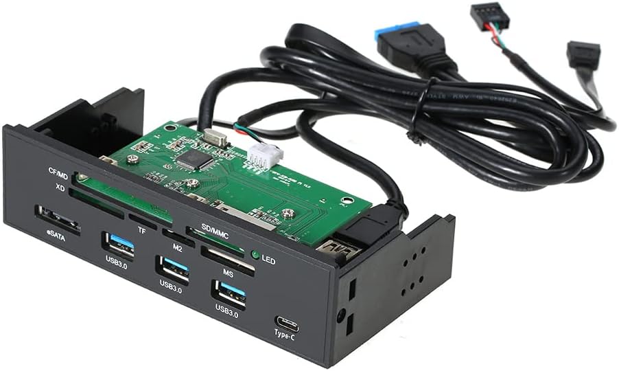 Amazon.com: Vantec Link USB 3.0 Multi-LUN Memory Internal Card Reader ...