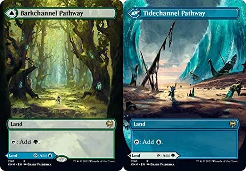 Amazon.com: Magic: The Gathering - Barkchannel Pathway // Tidechannel ...