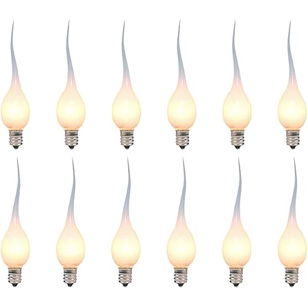 Creative Hobbies 5 Watt Silicone Dipped Country Candle Lamp Light Bulbs ...