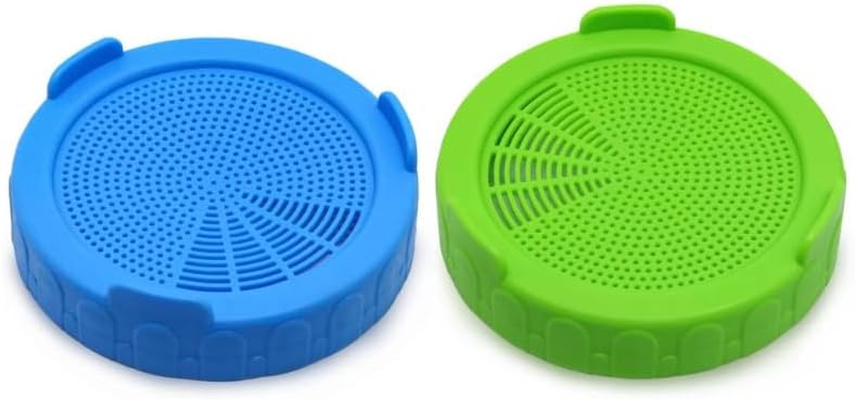 Amazon.com: ROPCIA Sprouting Lids, Sprouts Growing Kit,2PCS Removable ...