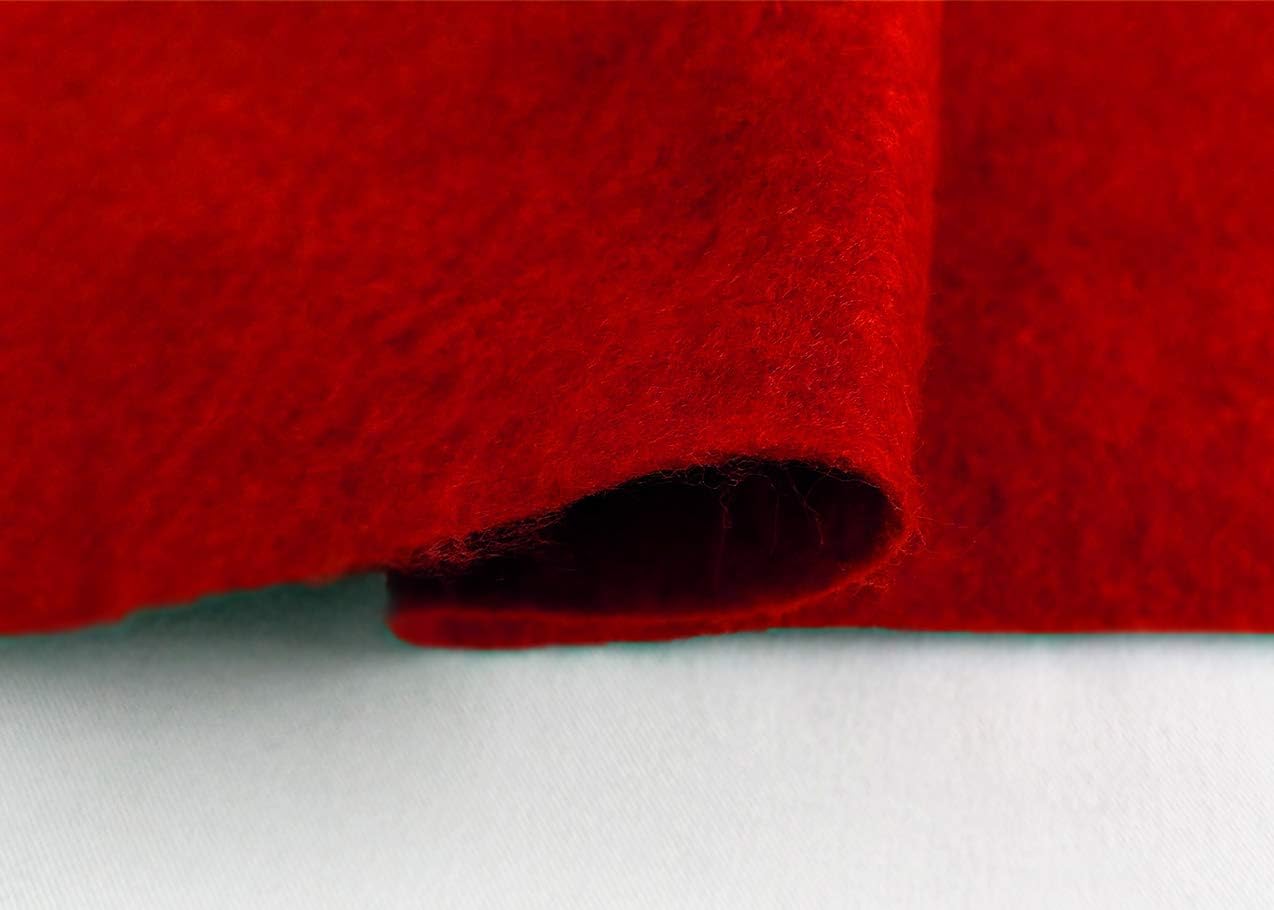 Red Craft Felt Sheets Fabric by The Metre Material for Sewing ...