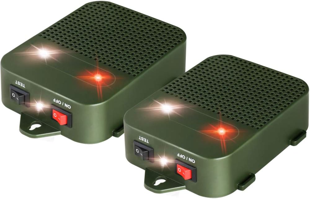 Amazon.com: Glaobule Battery Operated Mouse Repellent Ultrasonic Indoor ...