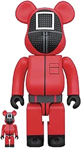 Squid Game: Guard (Square) 100% & 400% Be@rbrick 2-Pack, Figures ...