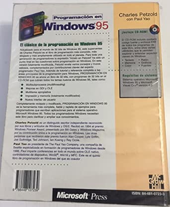 Amazon.com: Programacion En Windows 95 (Spanish Edition): 9788448107239: unknown author: Libros