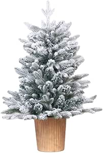 Amazon.com: PEKJI Desktop Christmas Tree Bare Tree Home Small Resin ...