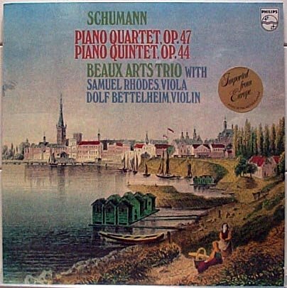 Schumann: Piano Quartet Op. 47 Beaux Arts Trio - Amazon.com Music