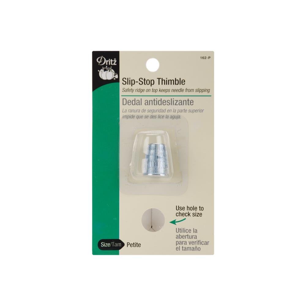 Amazon.com: Dritz 162-P Slip Stop Thimble, Size Petite, Silver