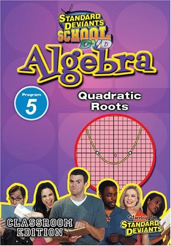Amazon.com: Standard Deviants: Algebra Module 5 - Quadratic Roots : Standard Deviants School ...