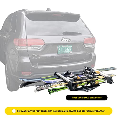Snapklik.com : Townie Ski + Snowboard Rack - Hitch Mount Ski Rack Or ...