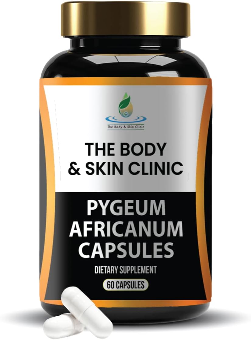 Pygeum Africanum 5000mg Equivalent 10:1 Extract 60 Vegan Capsules, High ...