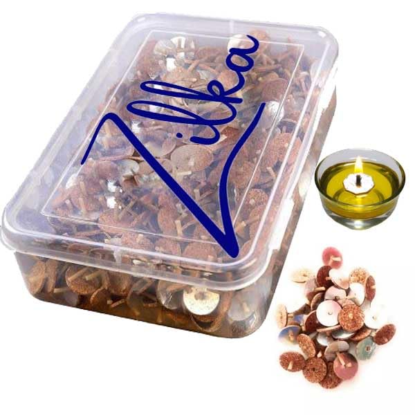 Zilka Floating Oil Wicks (Parsi Vat) Decorative Light - | Box of 400 ...