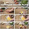 Amazon.com: Ceramic Garlic Grater Plate - Handmade 4 Pcs Press ...
