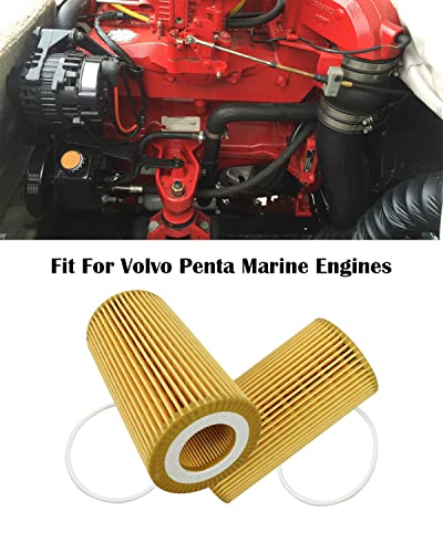 Snapklik.com : 8692305 Oil Filter Element Fits For Volvo Penta Marine 2 ...