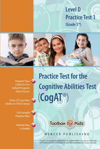Cognitive Abilities Test CogAT® Multilevel D Book (Grade 5*) - Practice ...