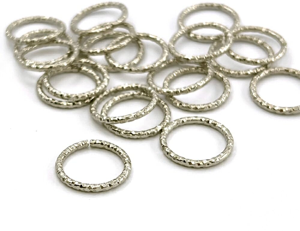 Amazon | 「マm18」 40個入 デザインマルカン 模様入り 丸カン 直径18mm 線径1.8mm 直径18mm 40個入,ニッケルシルバー | アクセサリパーツ 通販