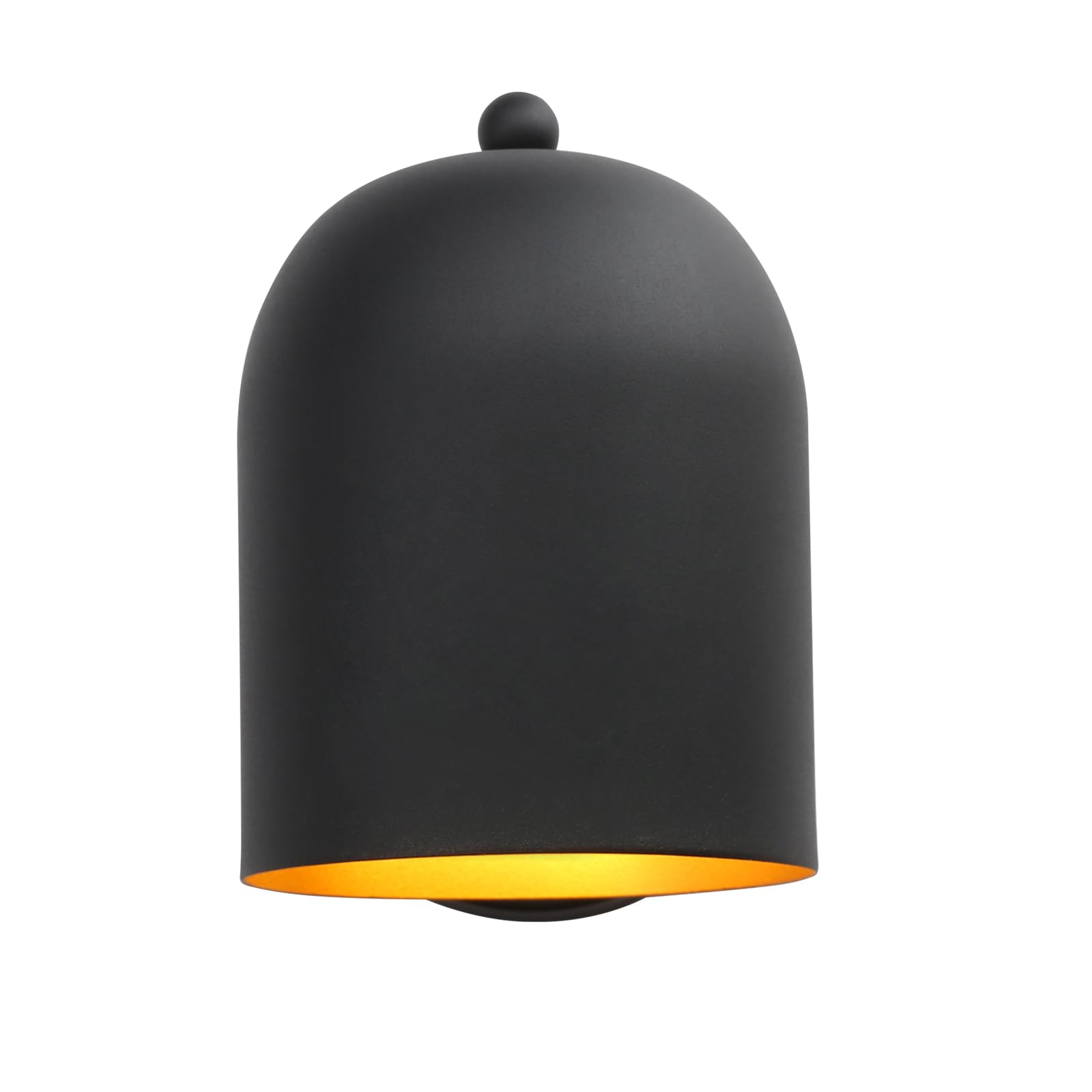 Pathson Set of 2 Modern Wall Sconce Dimmer Switch, Matte Black Wall ...