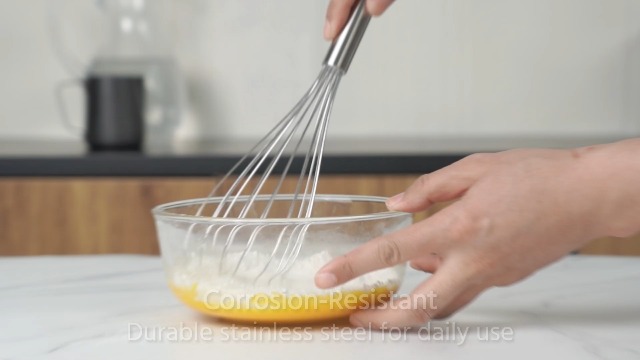 Watch German Standard Stainless Steel French Whisk - 7 1/4" - 1 co on ...