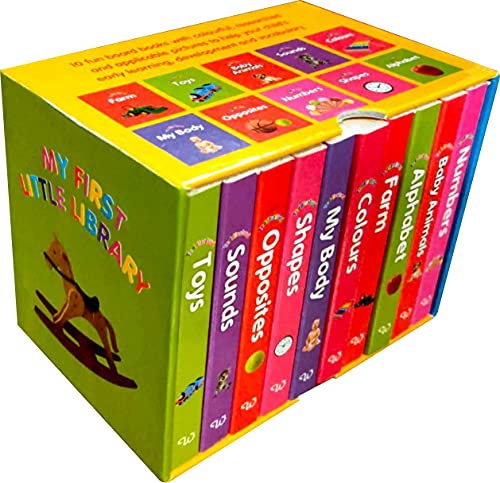 My First Little Library: Boxset of 10 Board Books for Kids : Amazon.in ...