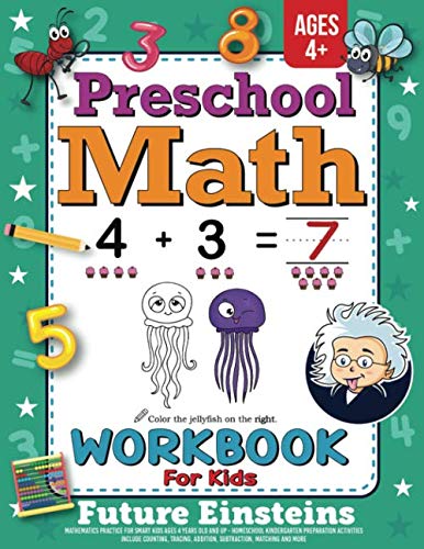 Amazon.com: Preschool Math Workbook for Kids: Mathematics Practice for ...