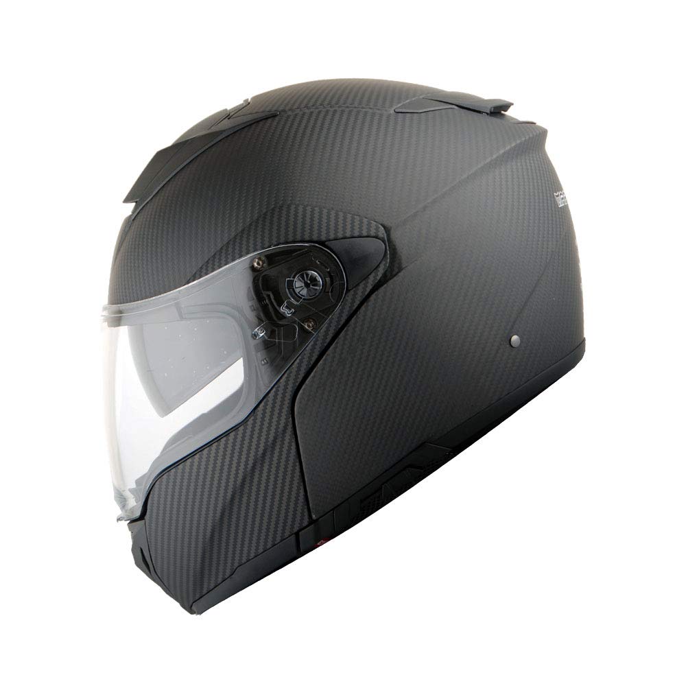 Buy Martian Genuine Real Carbon Fiber Build Motorcycle Modular Flip up ...