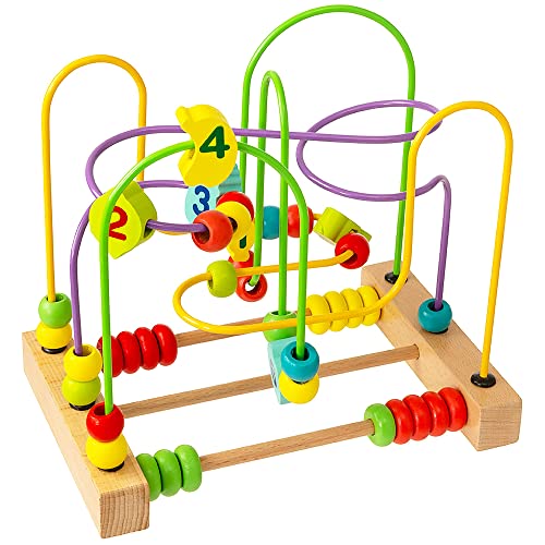 What are the different types of bead mazes available for children?