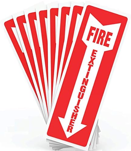 Fire Extinguisher Sticker - Fire Extinguisher Signs, Safety Sign ...