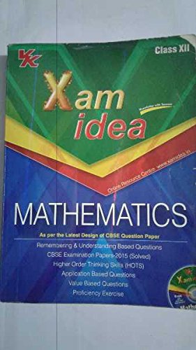 XAM IDEA MATHEMATICS CLASS XII : Amazon.in: Books
