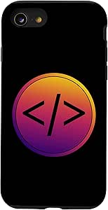 Amazon.com: iPhone SE (2020) / 7 / 8 Synthwave HTML Programmer Retrowave Web Developer Coder ...