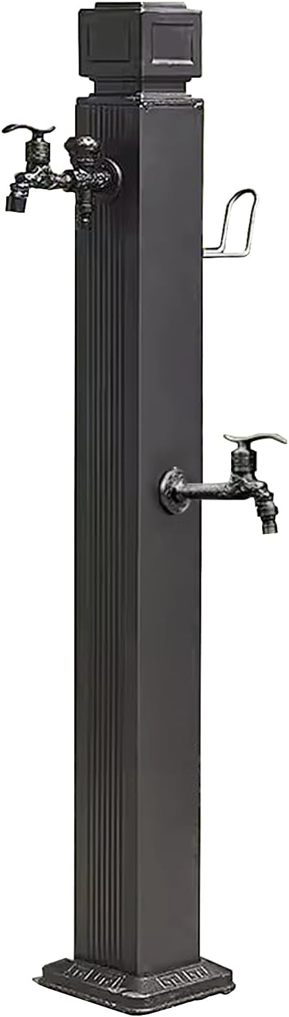 Amazon.com : Freestanding Garden Aluminum Alloy Water Column with ...