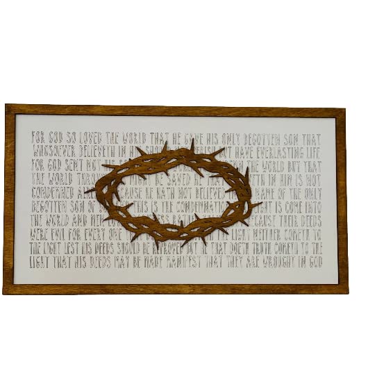 Amazon.com: Easter - Crusifixion - Jesus - Layered Wooden Sign ...