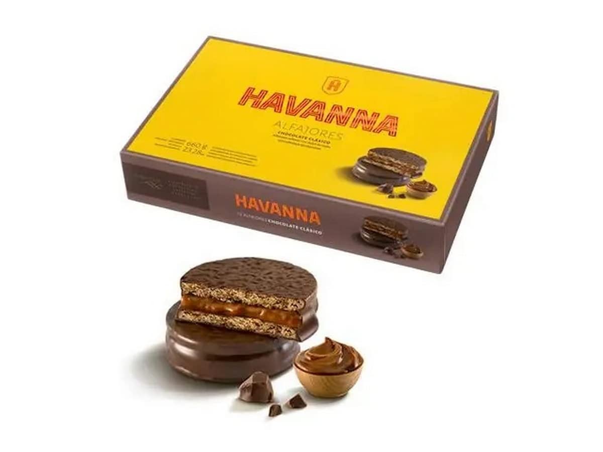 Alfajor Havanna Chocolate Clássico - Caixa Com 12 Unidades : Amazon.com ...