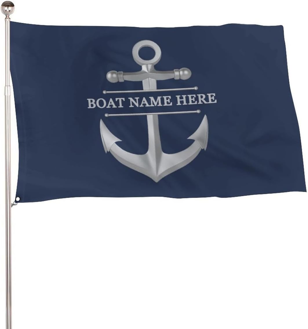 Amazon.com : Personalized Name Boat Flag Custom Welcome Flag Banner ...